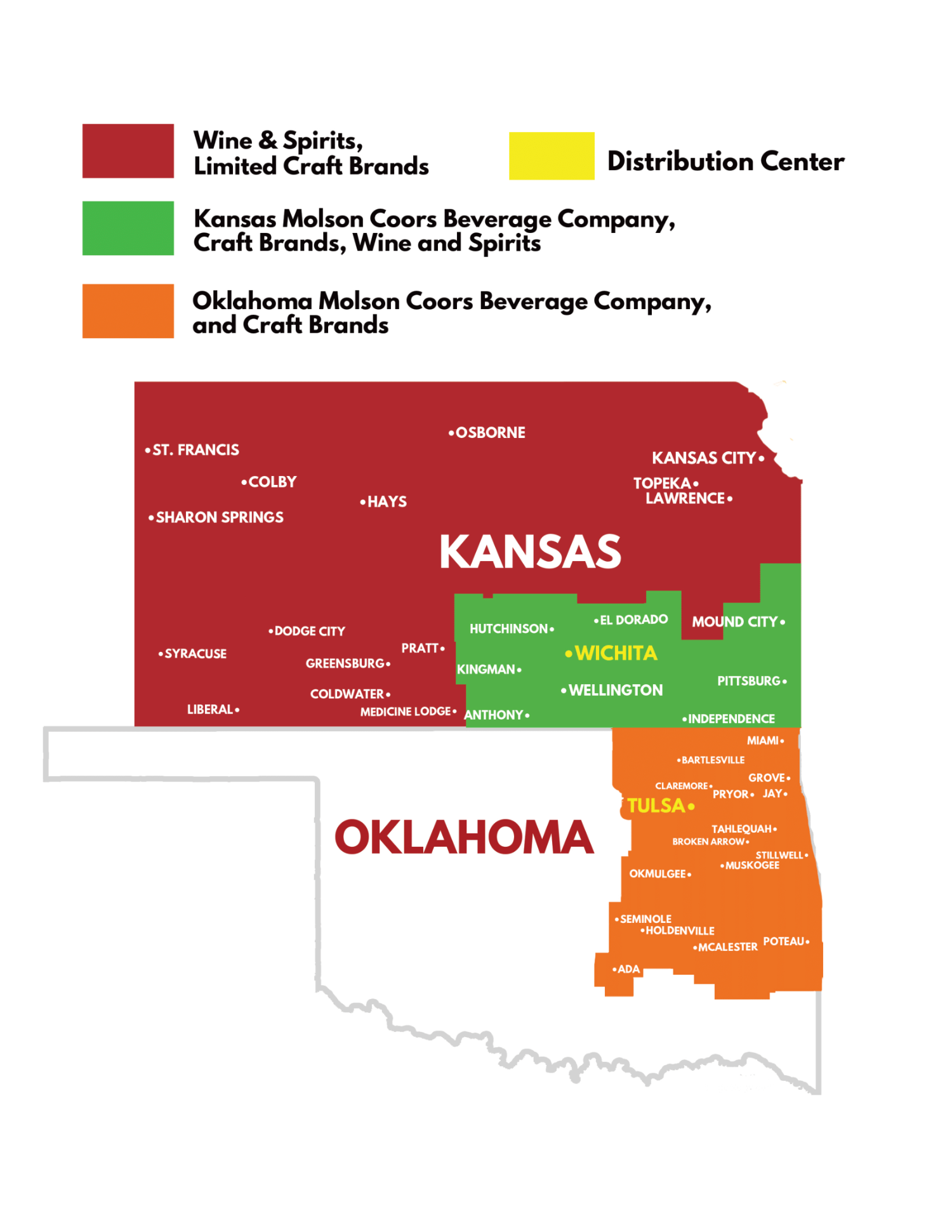 Wholesale Beverage Distributor | Wichita & Tulsa | LDF Companies